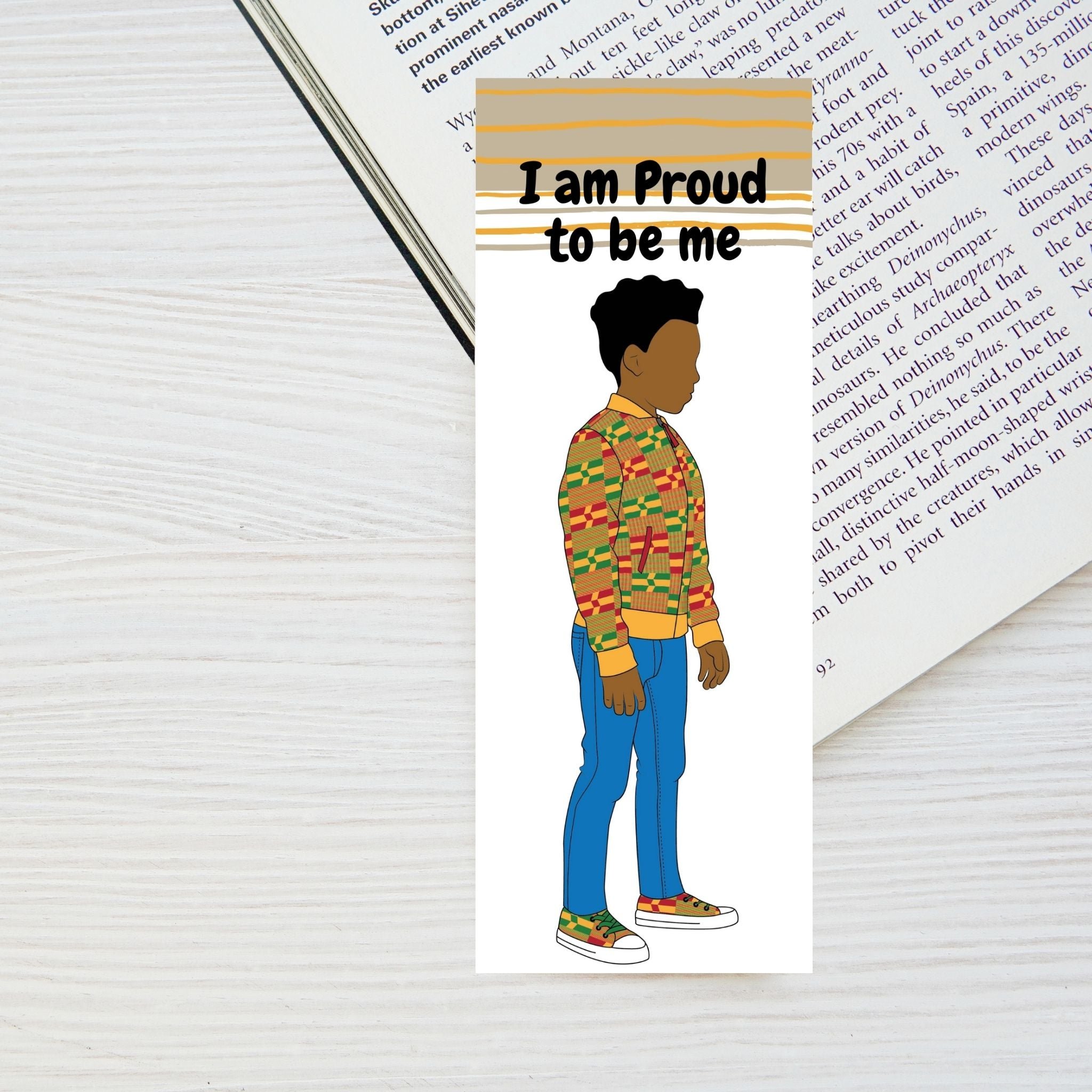 Black Boy Affirmation Bookmark | Wakuda