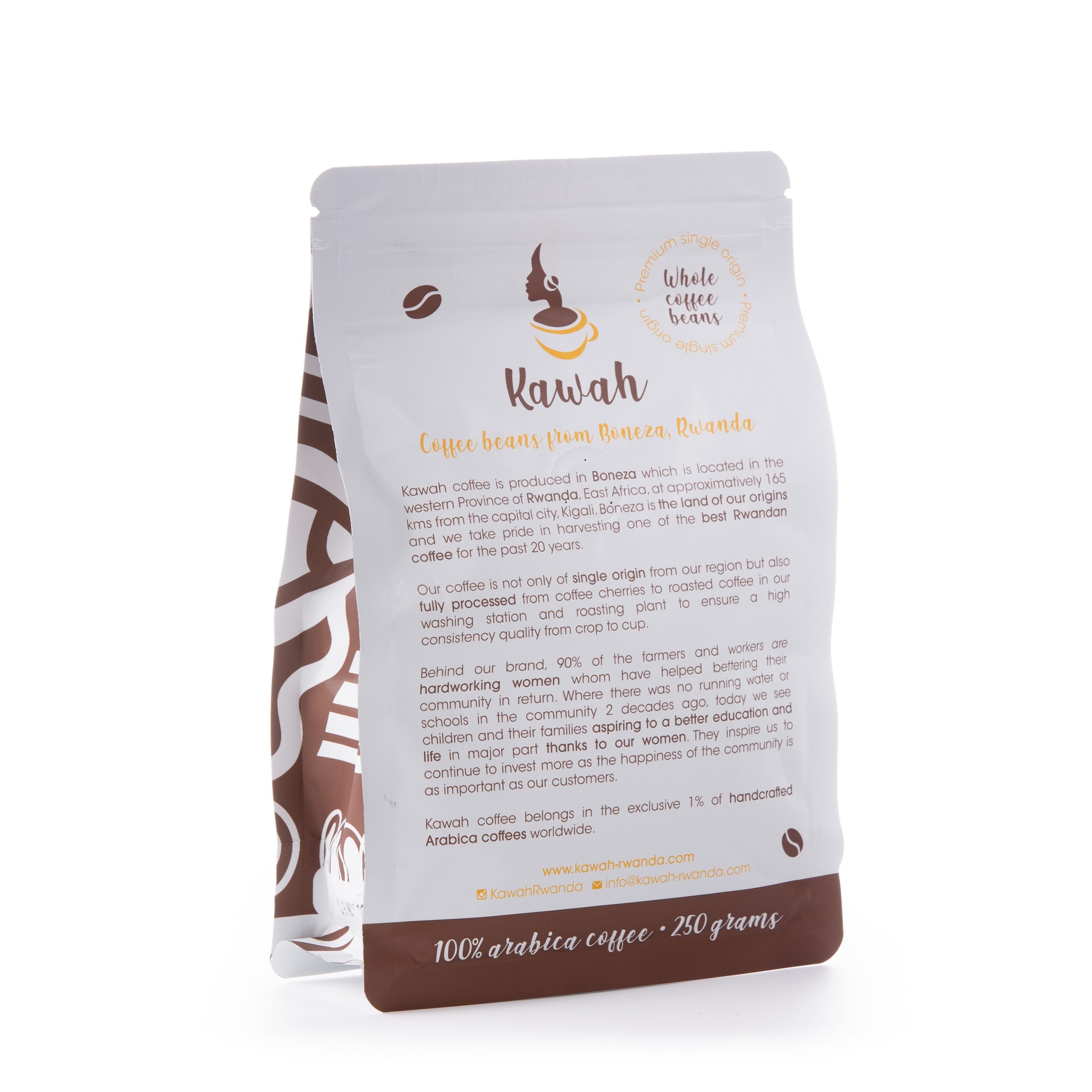Dark Roast Coffee Powder - 250g | Wakuda