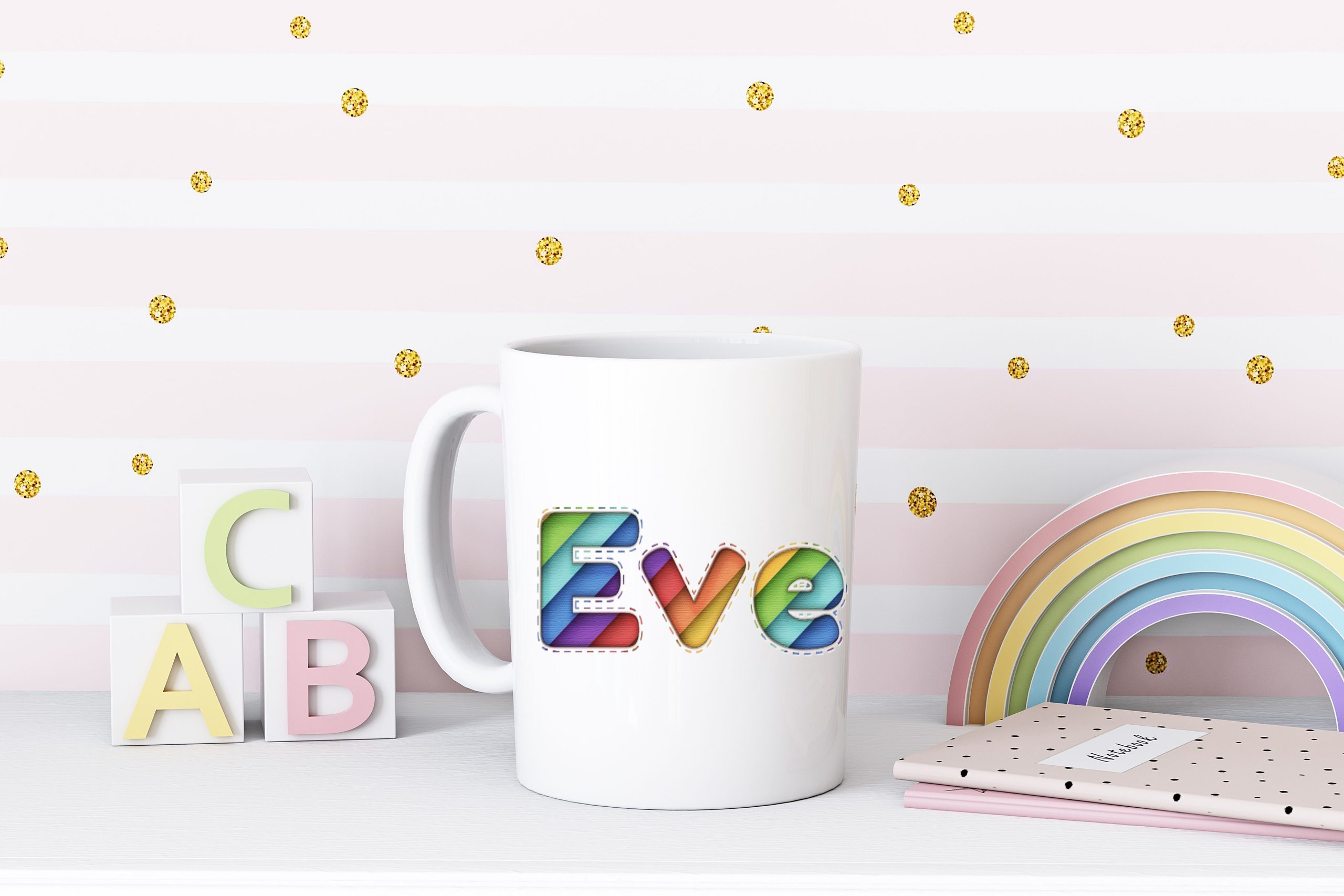 Personalised Rainbow Mug | Wakuda