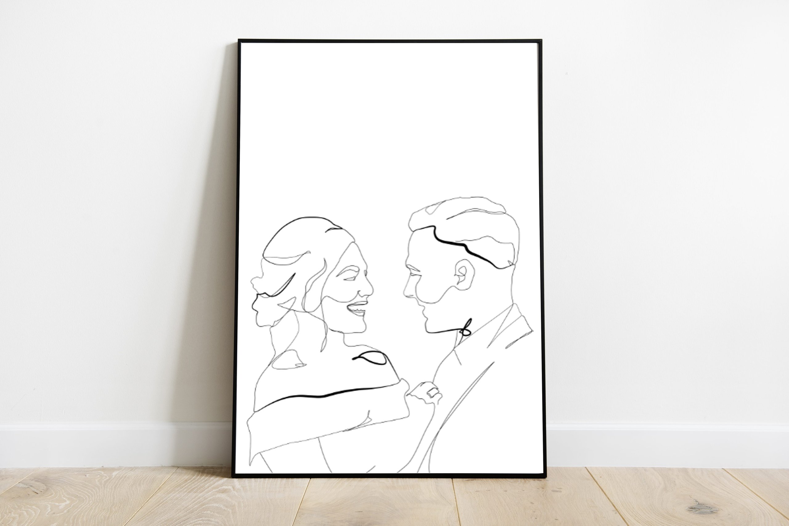 Personalised line drawing from photo | Wakuda