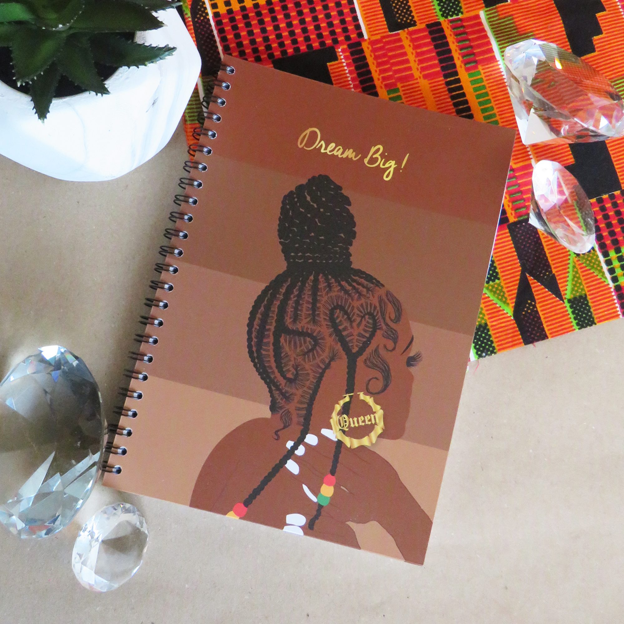 Dream Big – Notebook (Black wire) | Wakuda