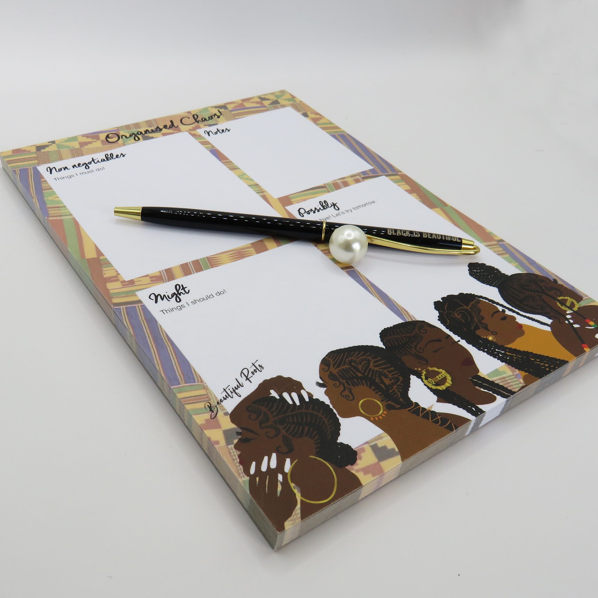 Organised Chaos – Notepad / Daily Planner | Wakuda