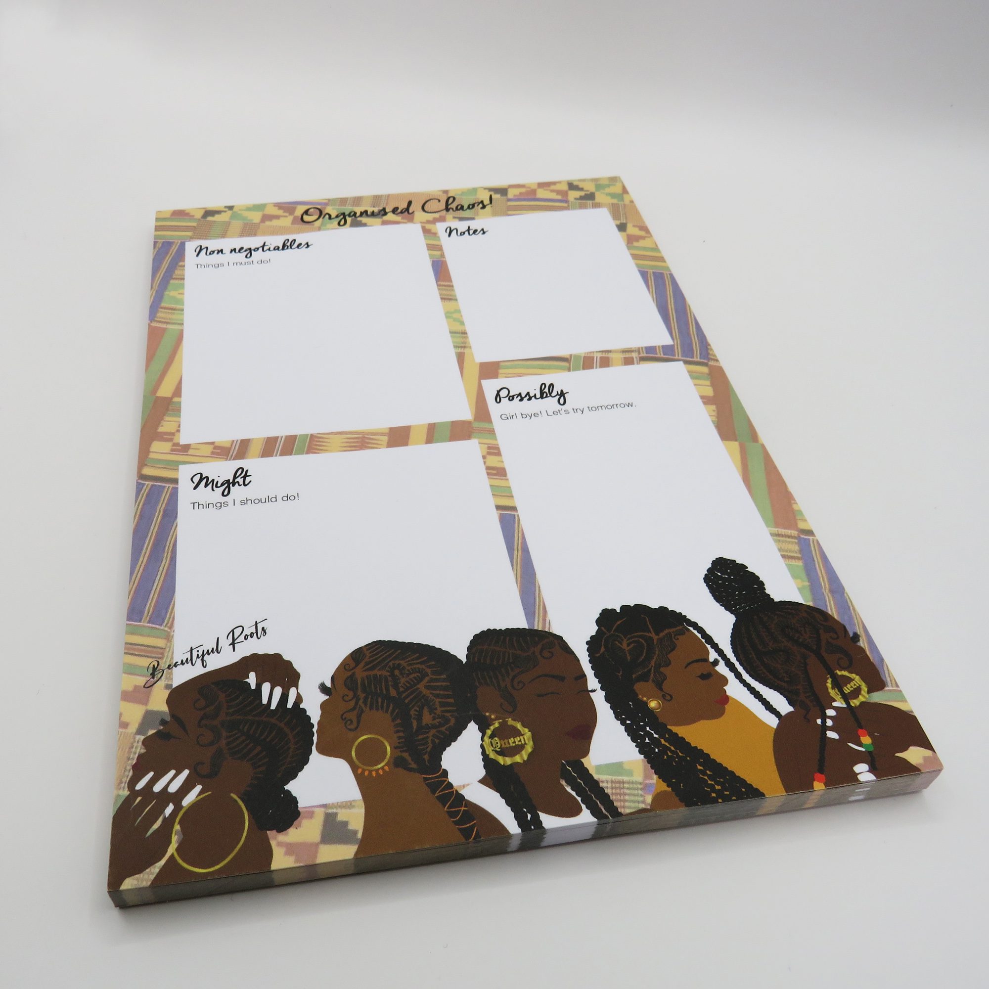 Organised Chaos – Notepad / Daily Planner | Wakuda