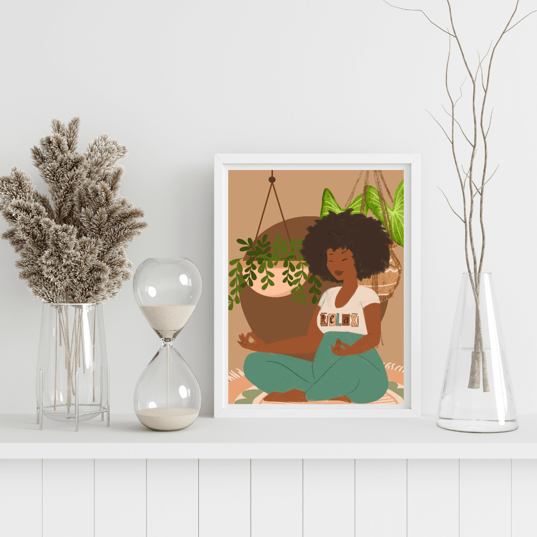 Breathe & Relax Wall Art | Wakuda