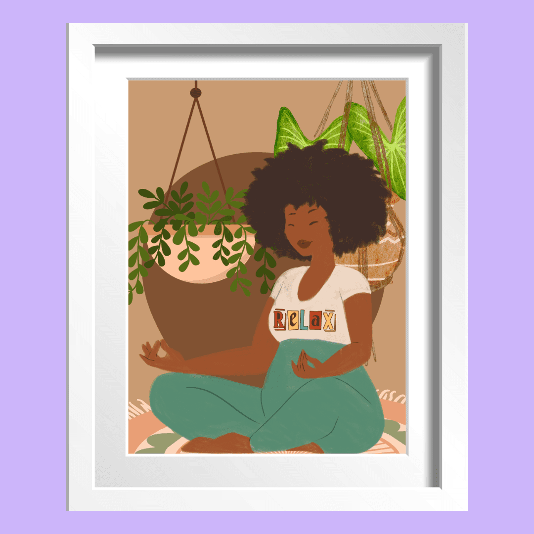 Breathe & Relax Wall Art | Wakuda