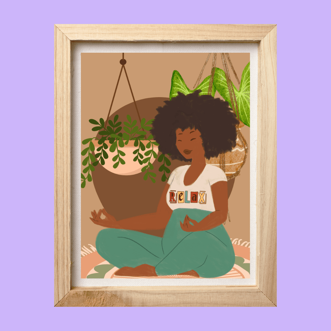 Breathe & Relax Wall Art | Wakuda