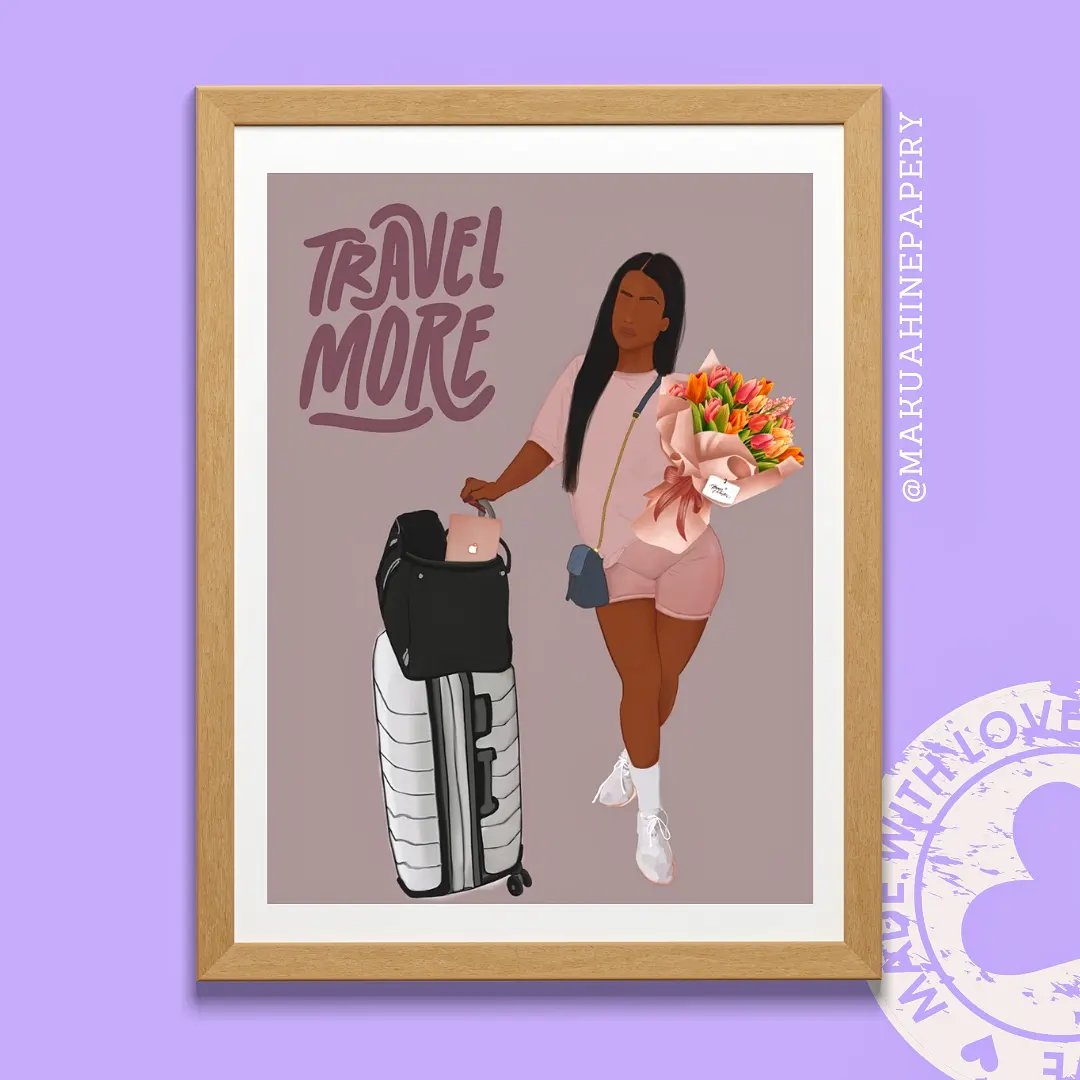 Sis, Travel More Wall Art | Wakuda