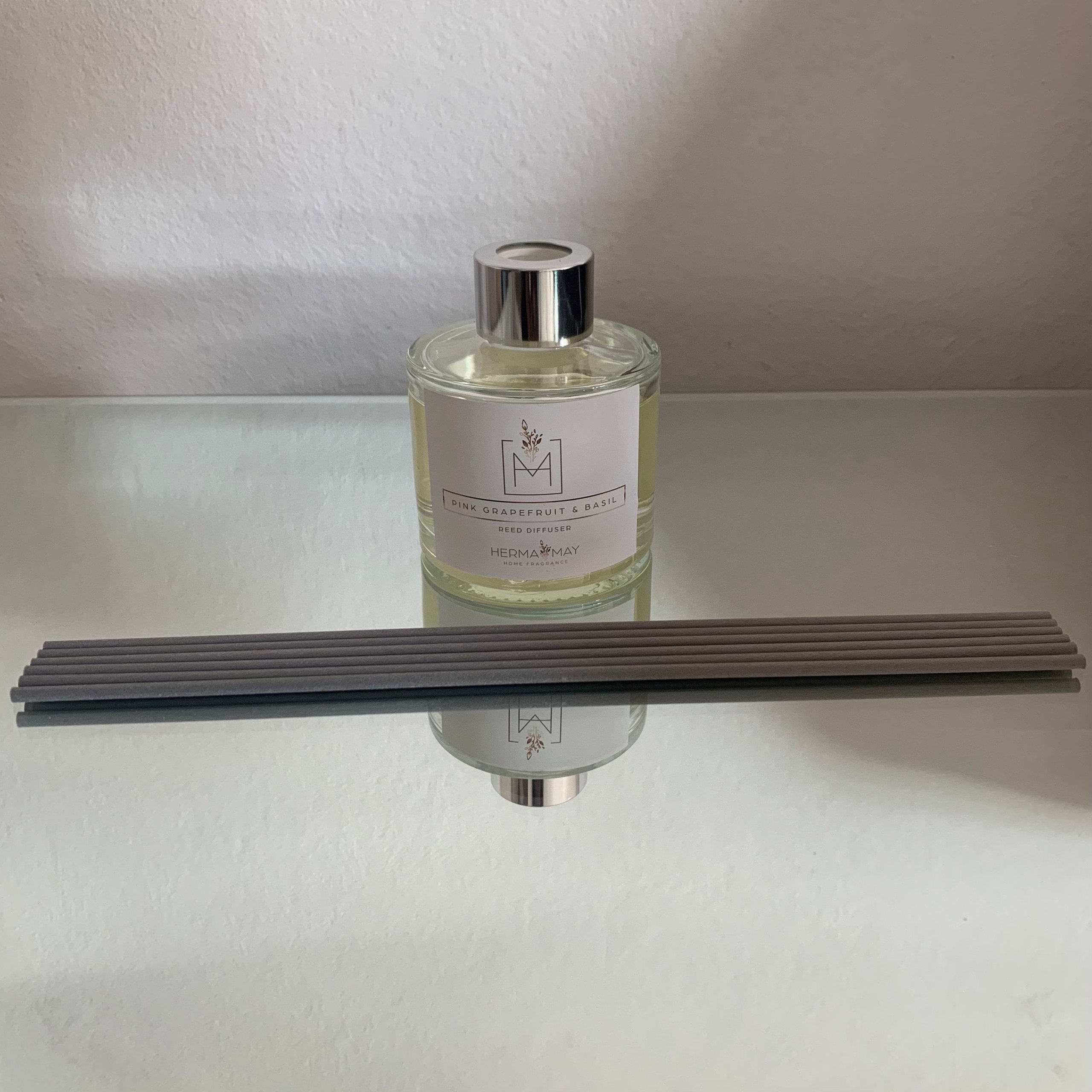 Pink Grapefruit & Basil Reed Diffuser | Wakuda