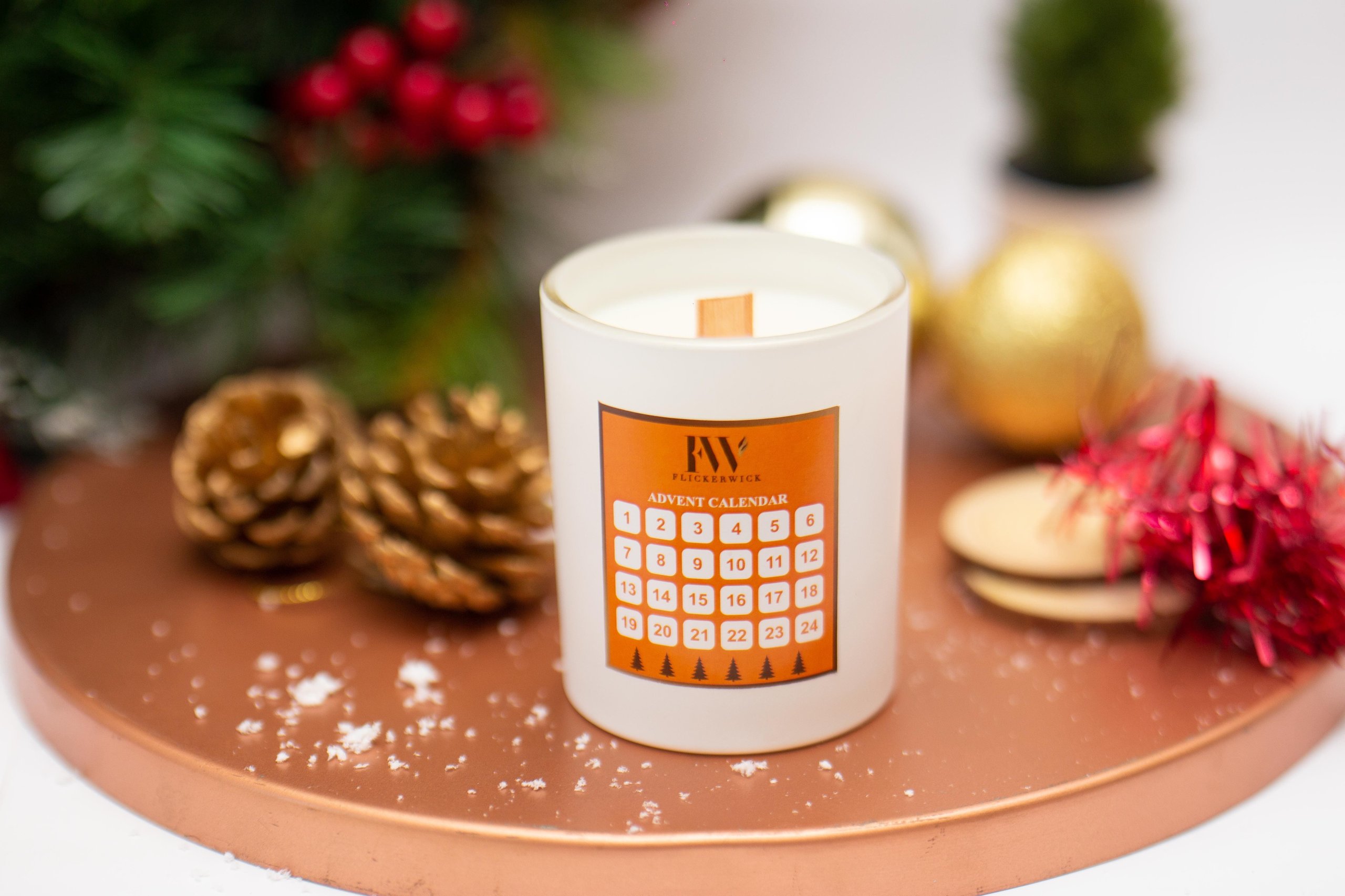 Ho Ho Ho- Pumpkin Souffle Advent Calendar Candle | Wakuda