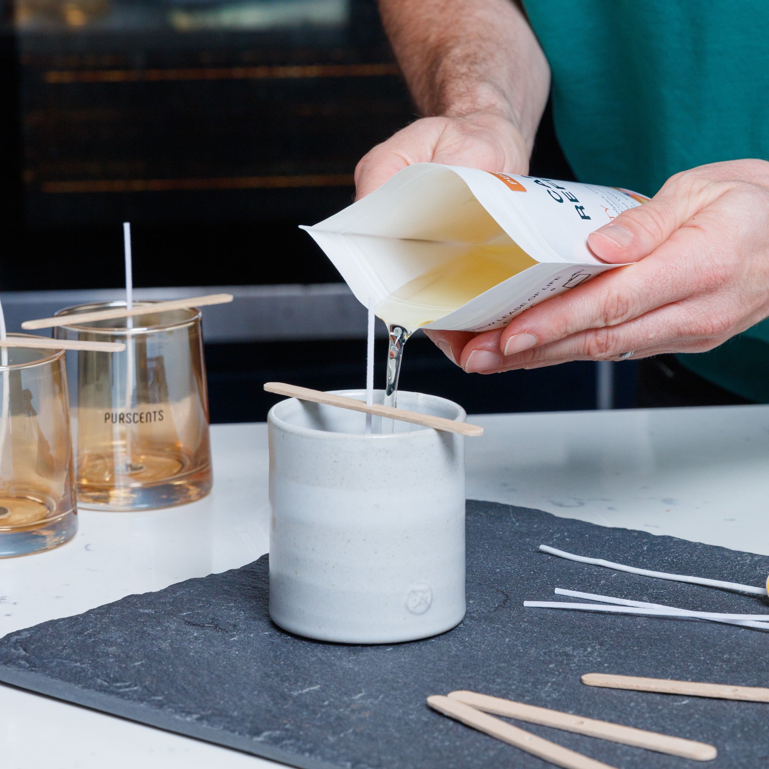 De Stress Candle Refill Kit | Wakuda