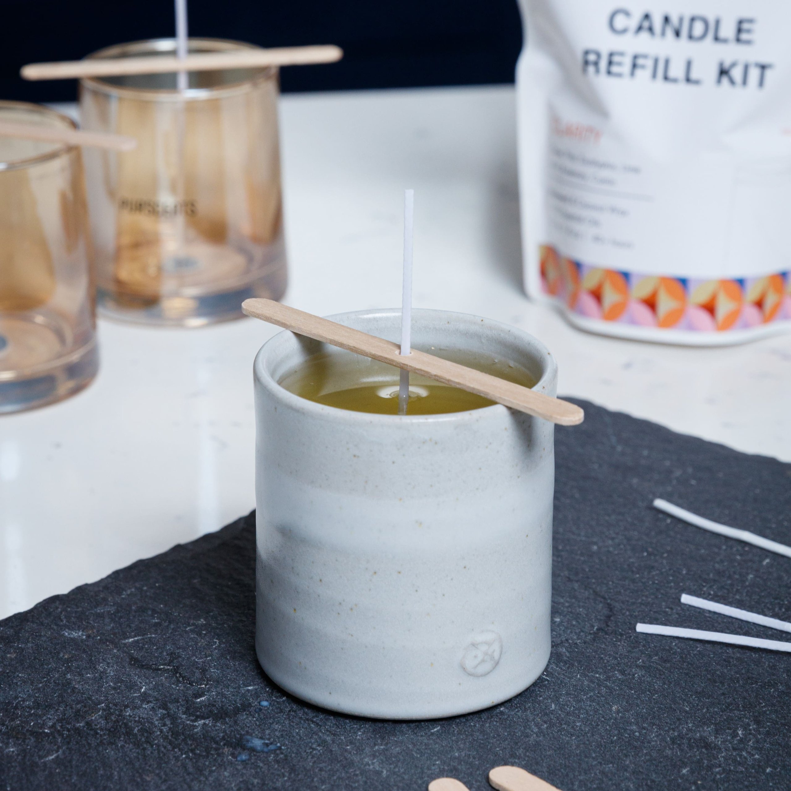De Stress Candle Refill Kit | Wakuda