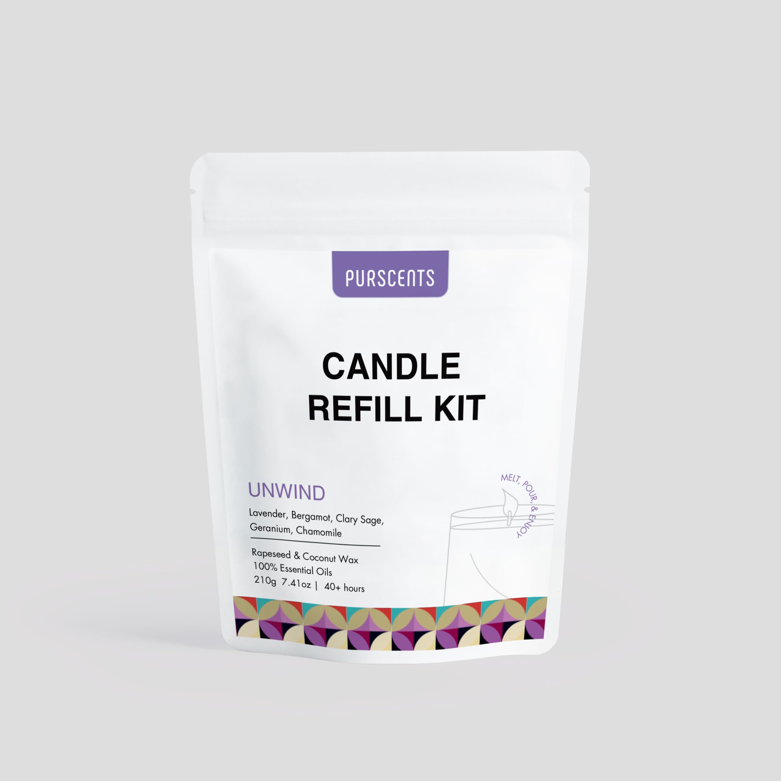 Unwind Candle Refill Kit | Wakuda