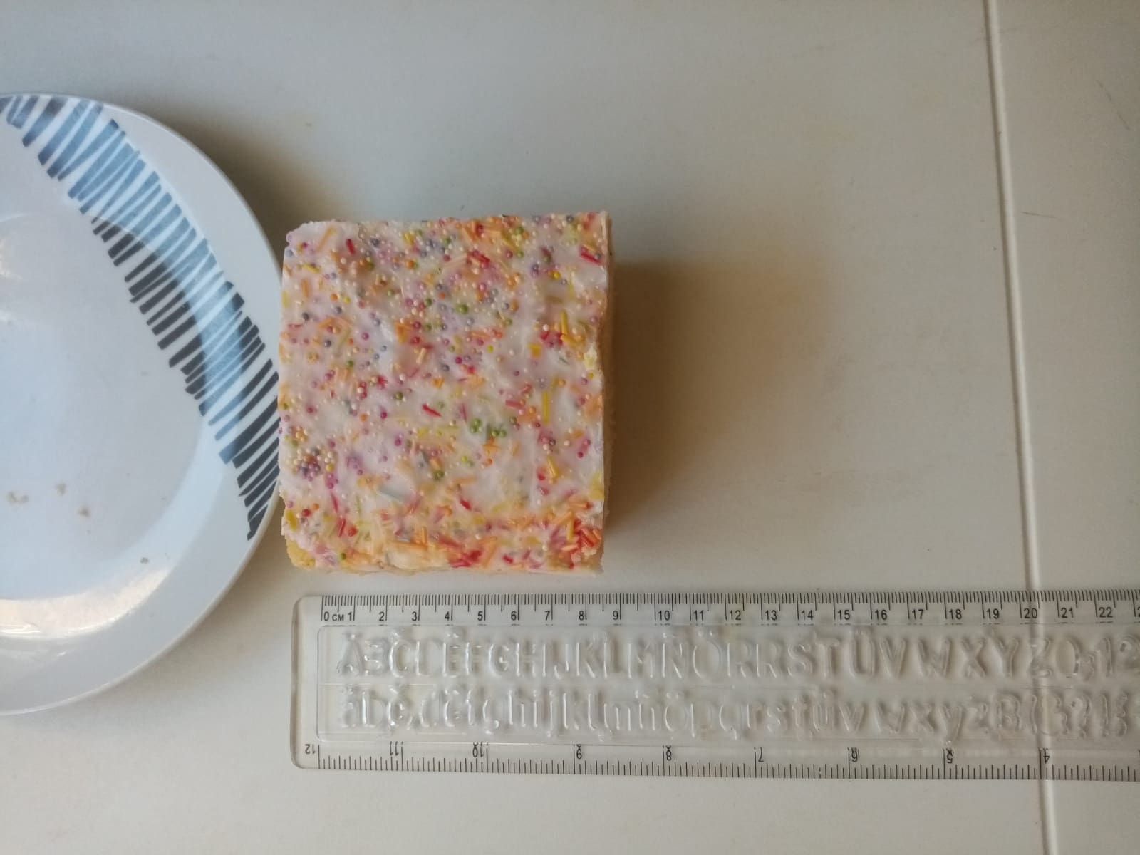 Nostalgic Vanilla Sponge Cake Slab - Old School Cake | Wakuda