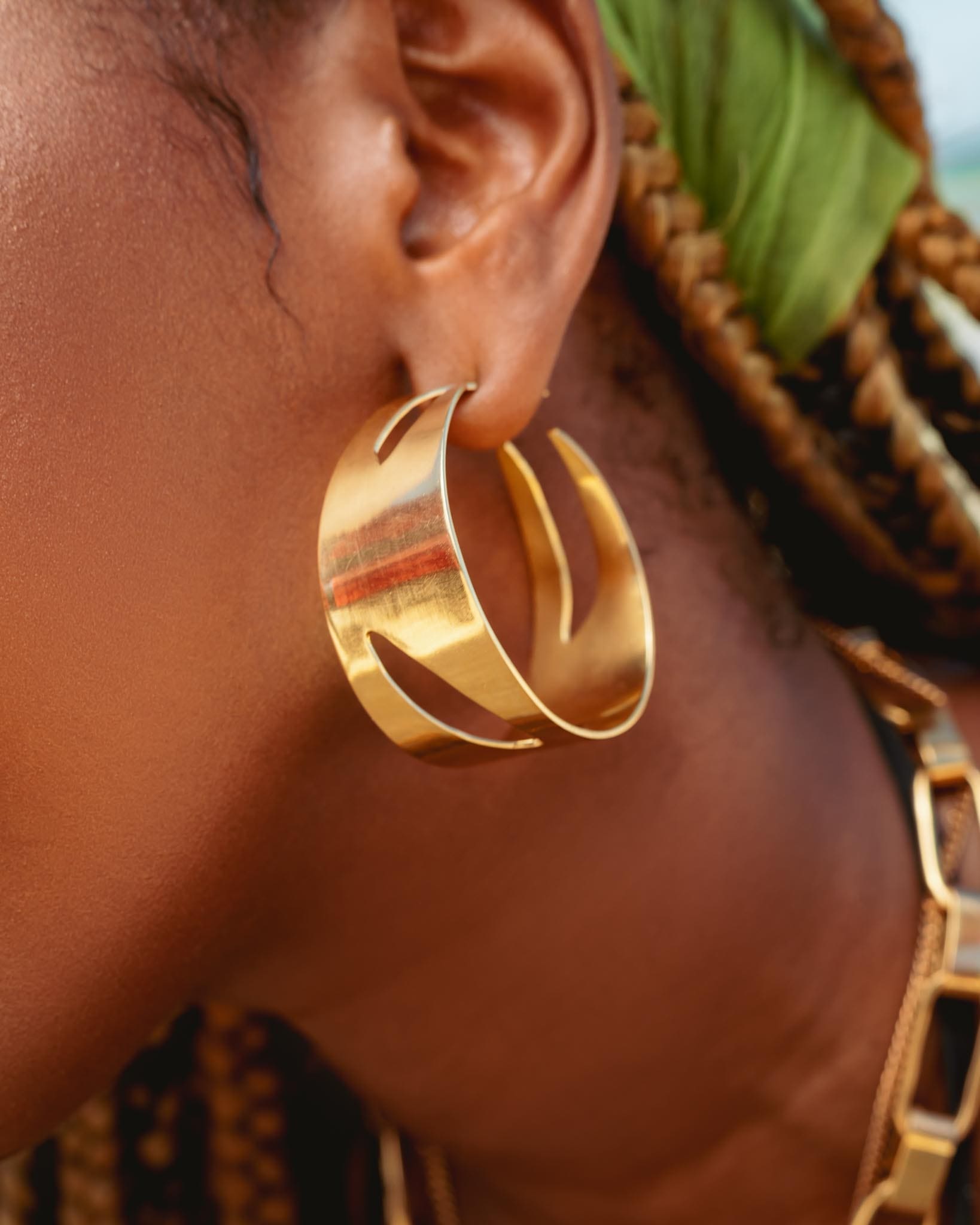 Bahari earrings medium - Handmade in Kenya | Wakuda