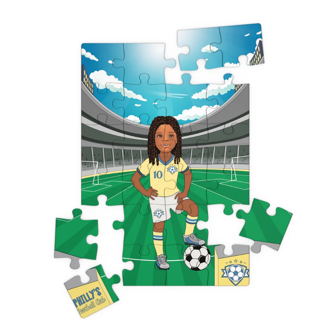 Wooden Girl's Football Jigsaw Puzzle | Wakuda