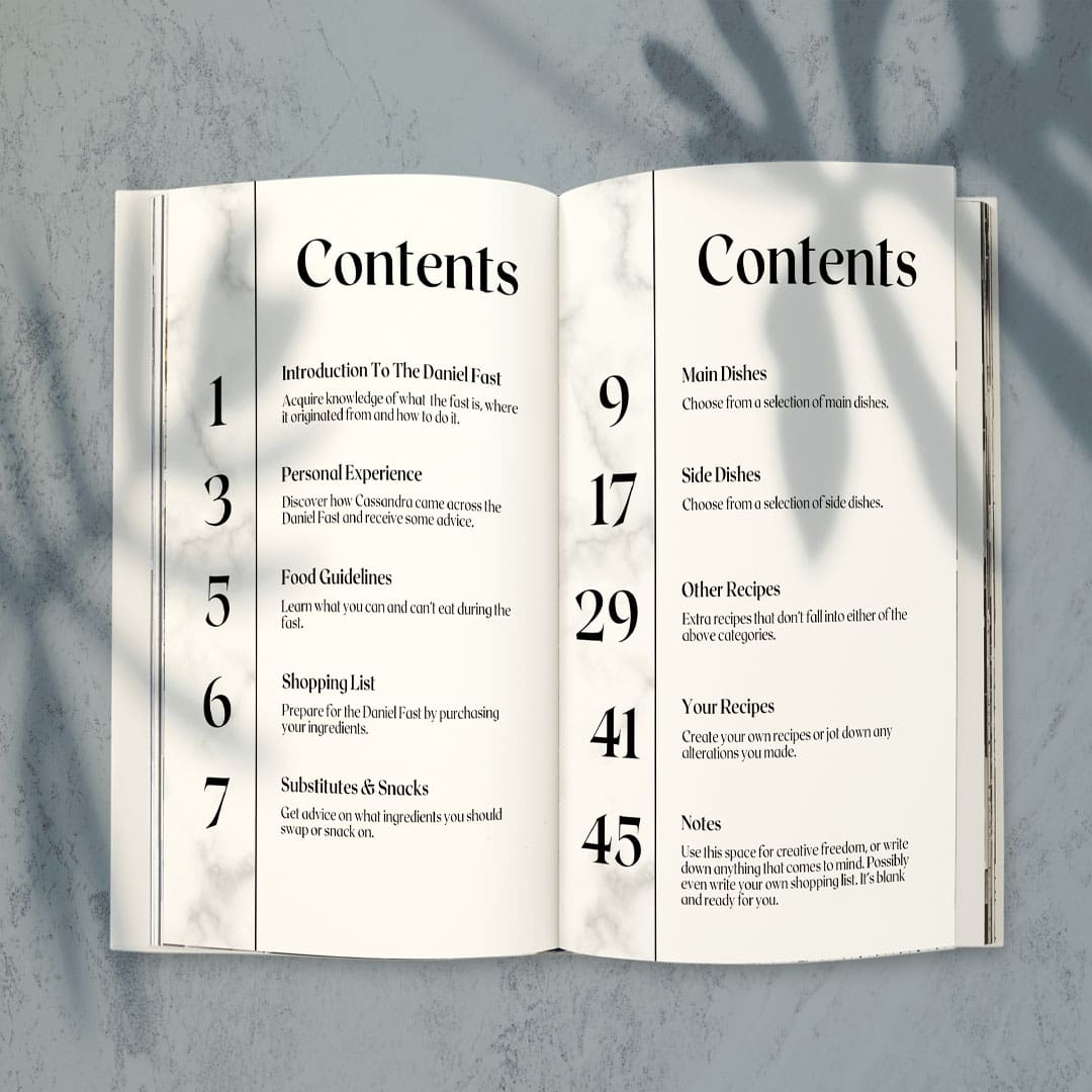 A5 Daniel Fast Food Ideas: Book 1 by Cassandra Dyer | Wakuda