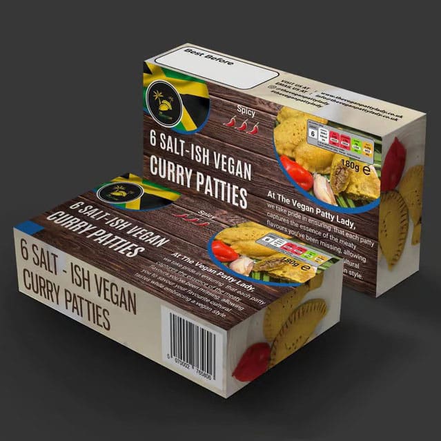 6 x vegan salt-ish cocktail size patties | Wakuda