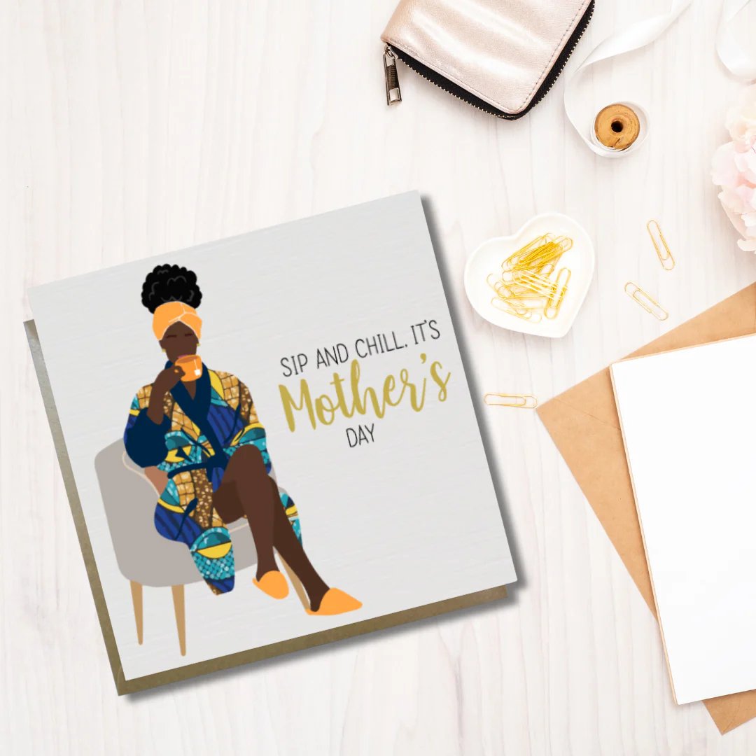 Sip and Chill Mum Mother's Day Card | Wakuda