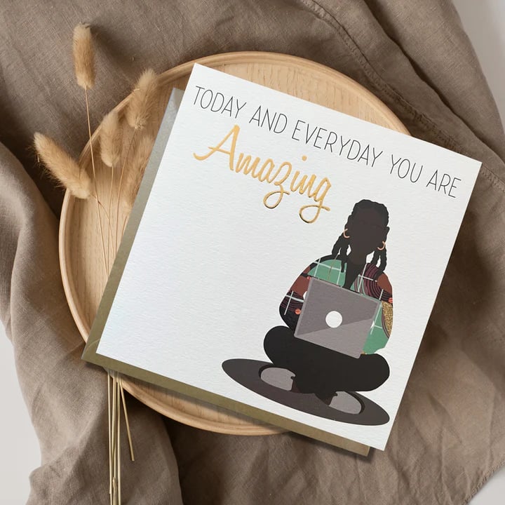 Amazing Women Birthday Card | Opulence by AfroTouch Design Wakuda
