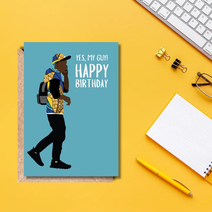 My Guy Birthday Card | Wakuda - Black-Owned Card