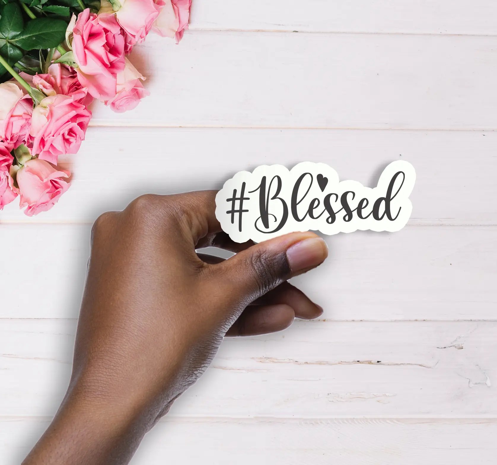 Blessed Handmade Vinyl Waterproof Sticker | Wakuda