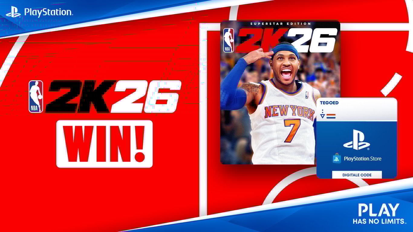 Maak kans op de NBA 2K26 Superstar Edition voor PS5!