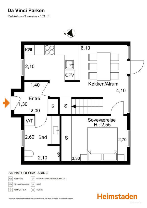 Terraced house 104 m² in Aalborg East with terrace - 104 m² - Aalborg Øst