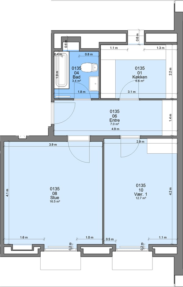 Dejlig familiebolig i 8940 Randers SV - 55 m² - Randers SV