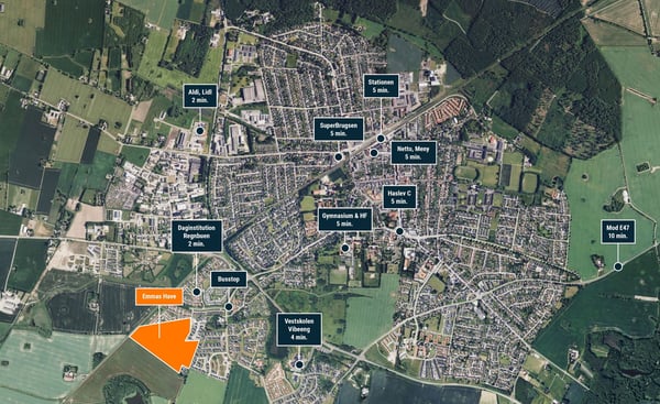 Moderne 3-værelses rækkehus i Haslev - 85 m² - Haslev