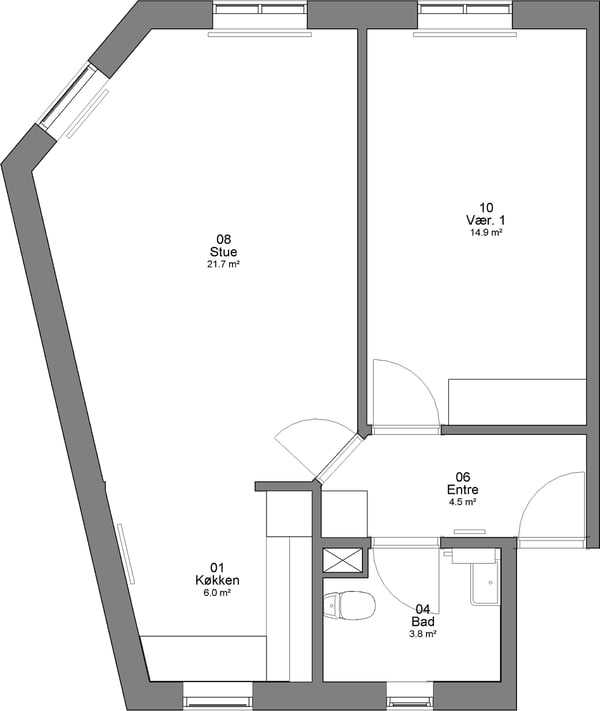 Charmerende bolig i Vonge - 95 m² - Vonge