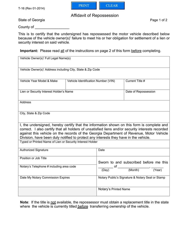 Form T-16 | Fill and sign with Lumin