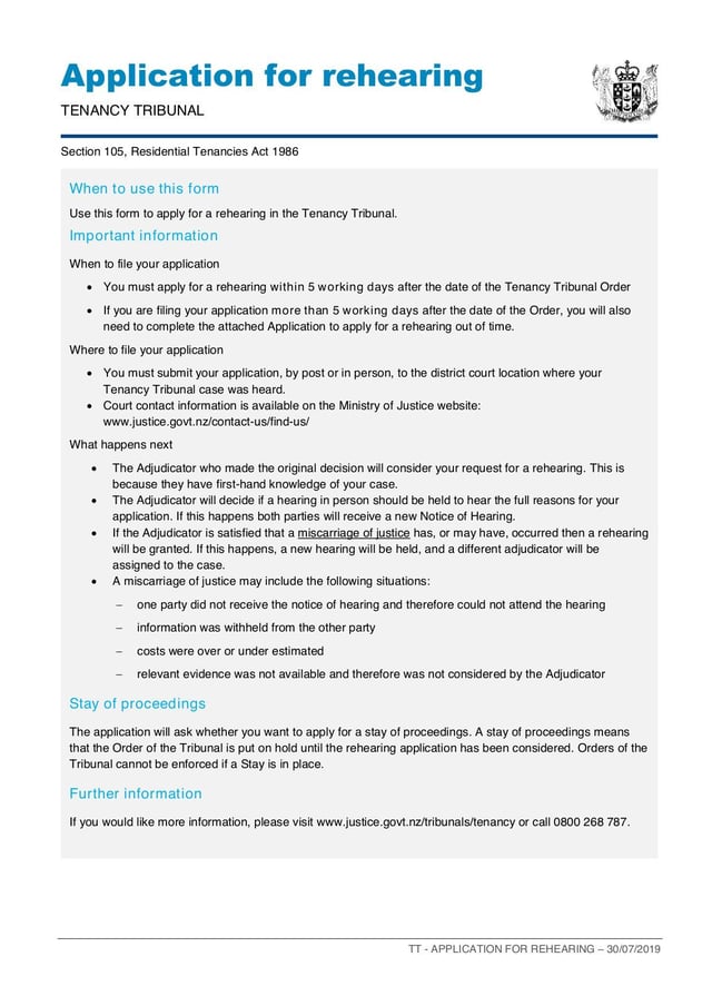 TT Application for Rehearing | Fill and sign online with Lumin