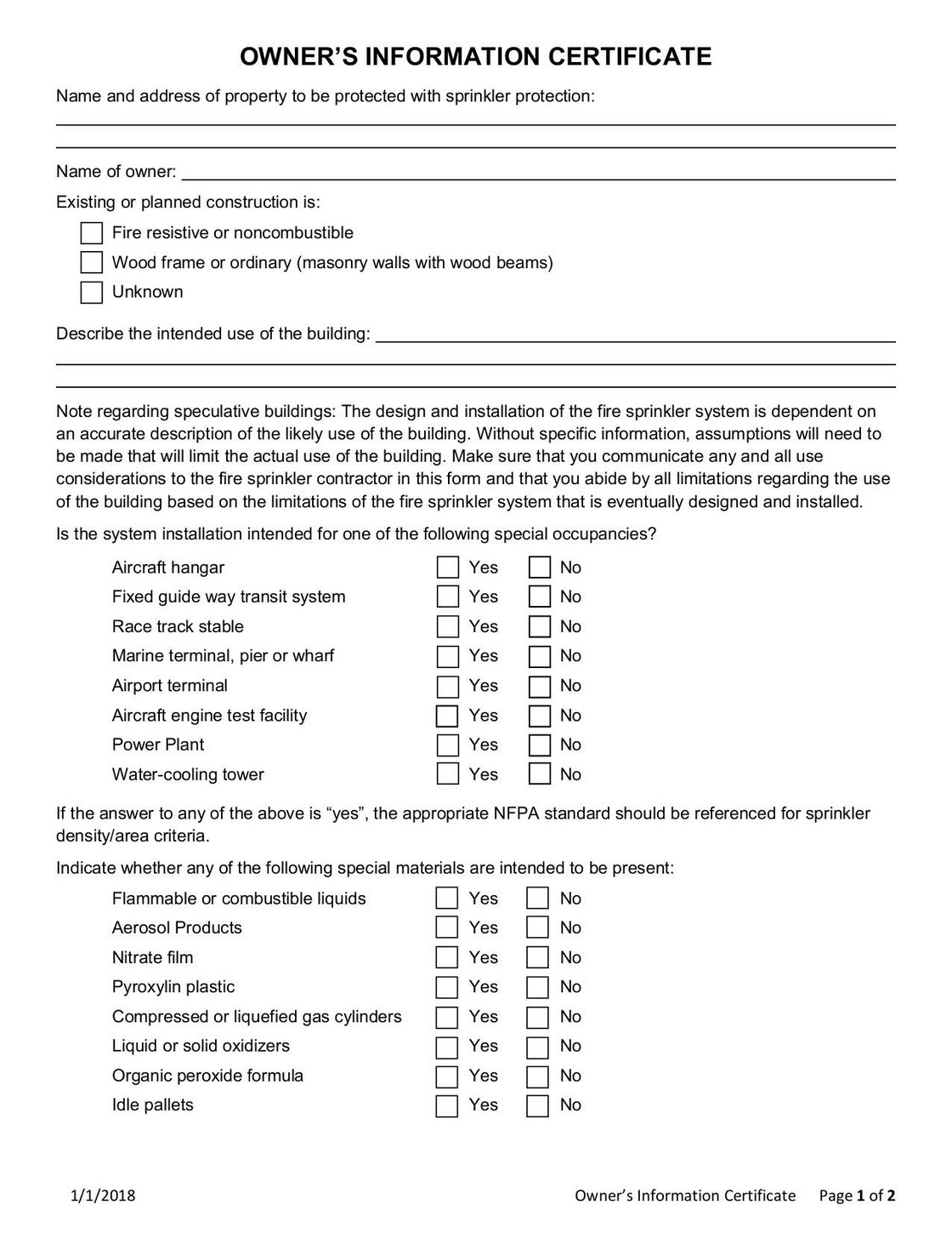 Owners Information Certificate | Fill and sign online with Lumin
