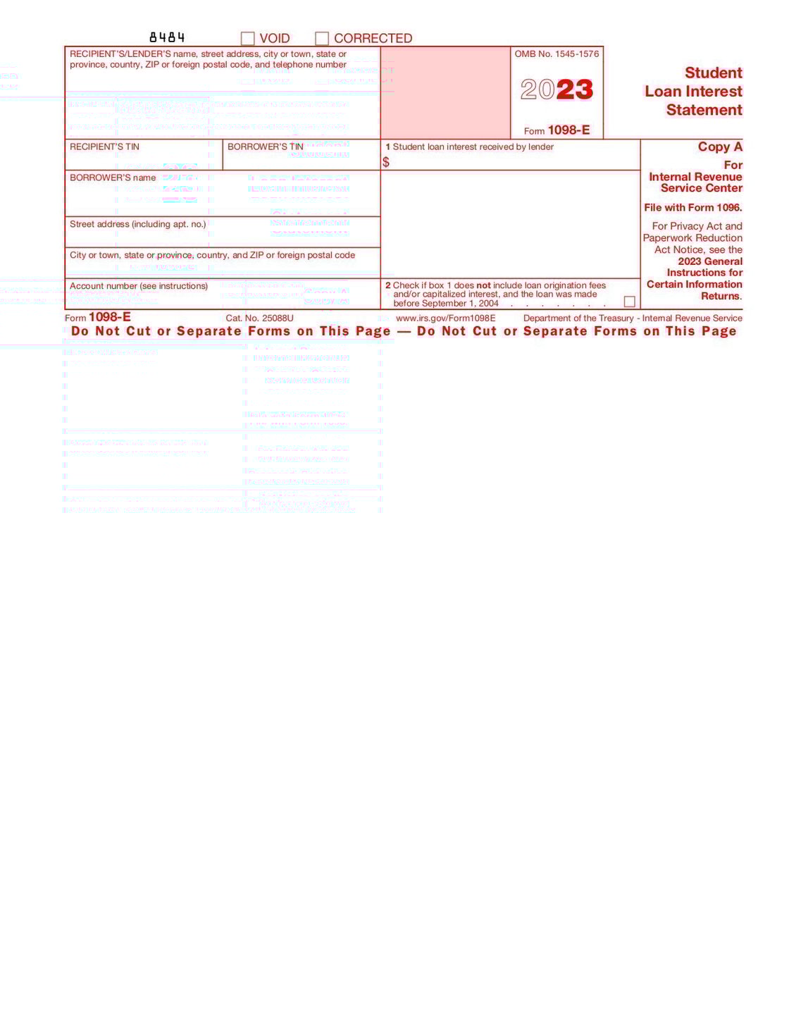 Form 1098-E | Fill and sign online with Lumin