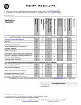 Pierce Residential Building Application Checklist (2018) | Fill and ...