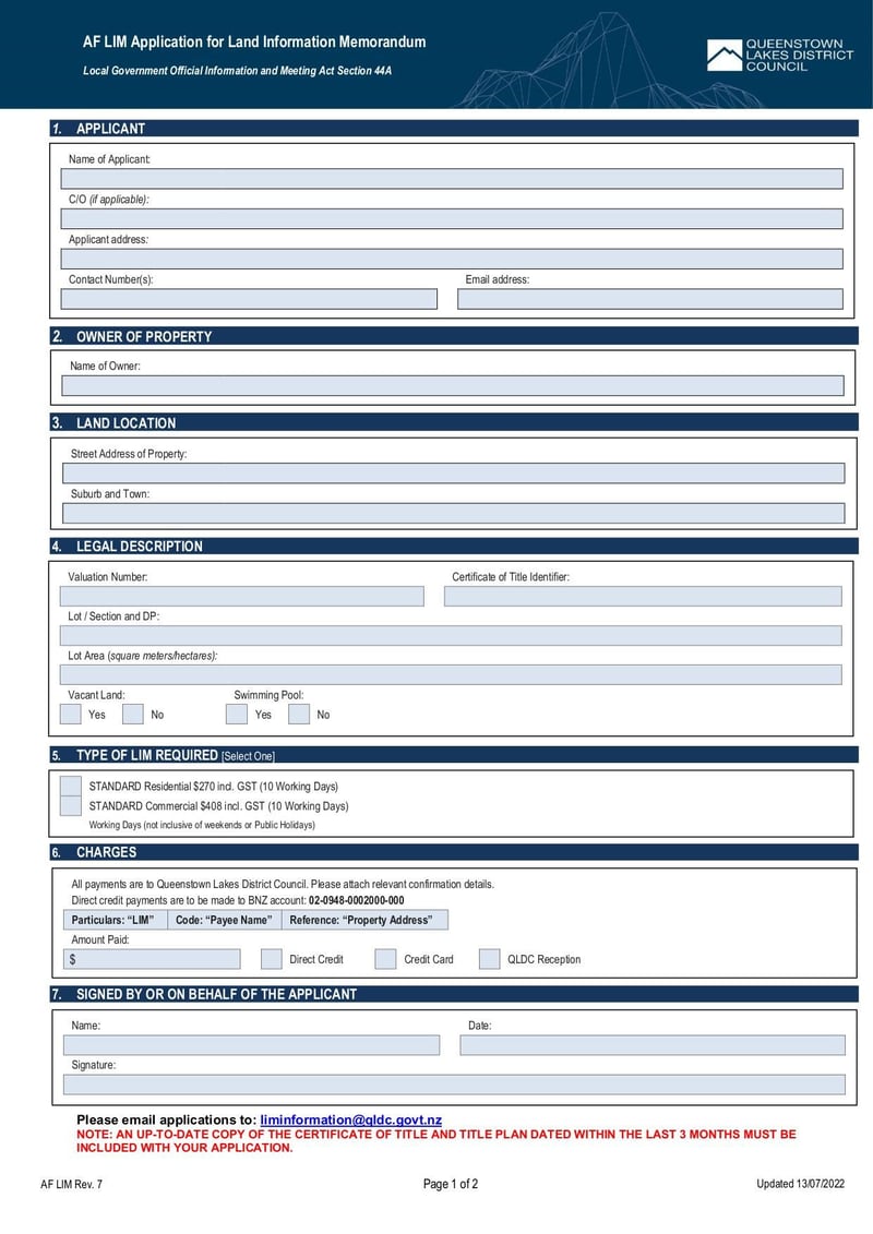 AF LIM Application Form | Fill and sign online with Lumin