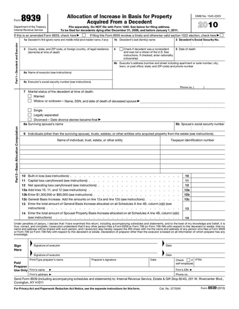 Form 8939 | Fill and sign online with Lumin