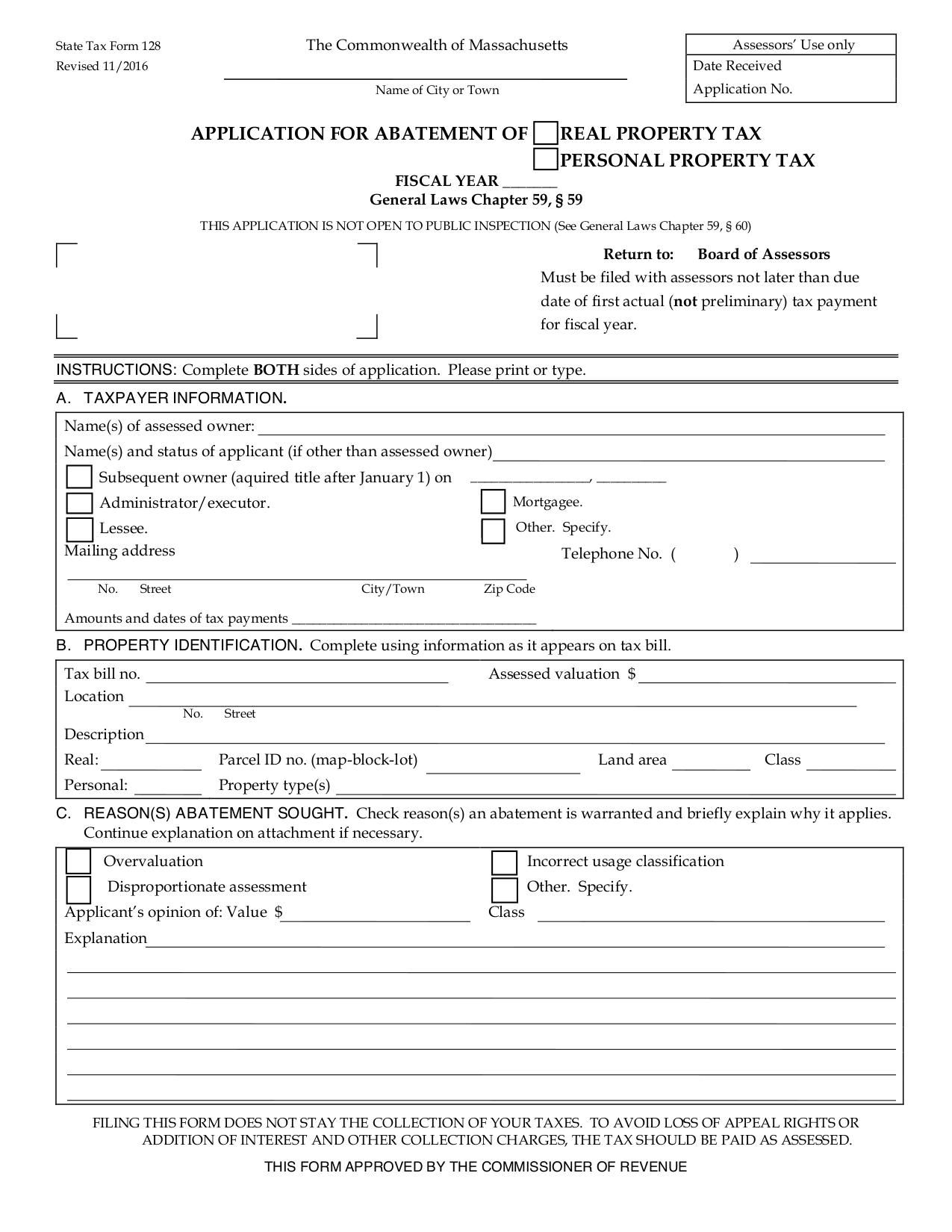 State Tax Form 128 | Fill and sign online with Lumin