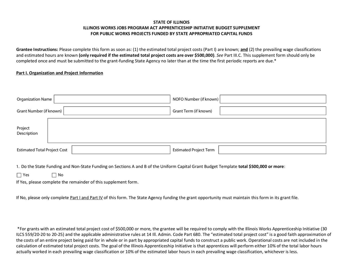 IL Works Budget Supplement Form | Fill and sign online with Lumin