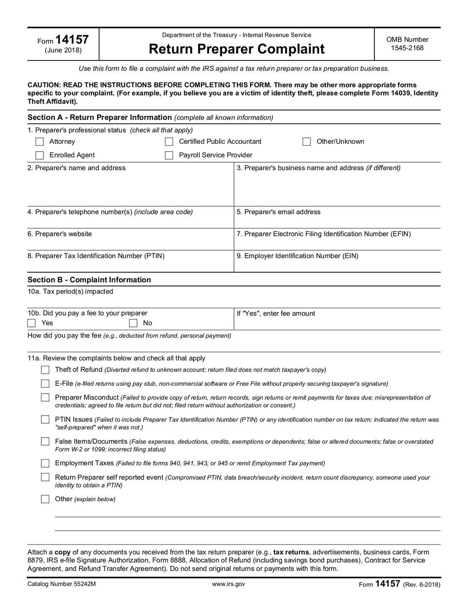 Form 14157 | Fill and sign online with Lumin