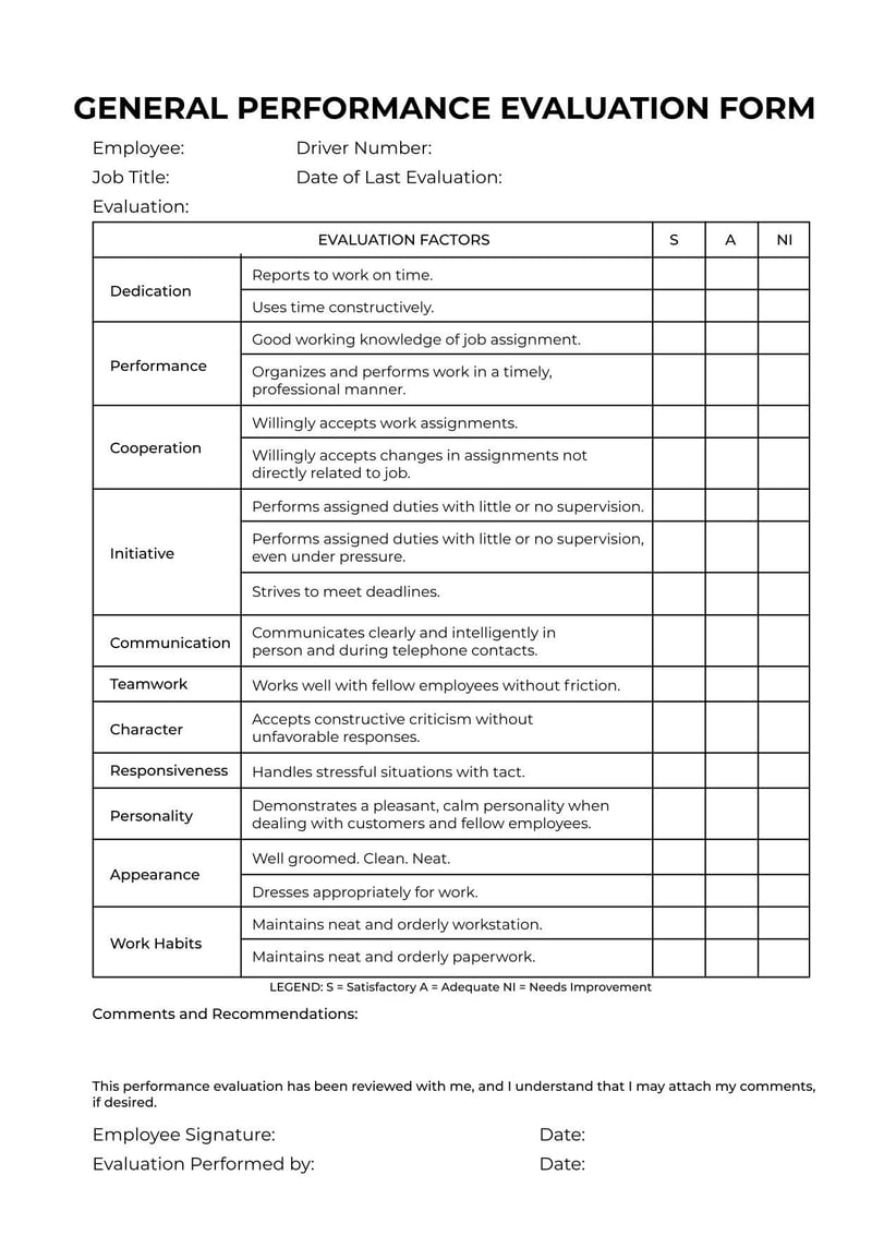 Weekly Evaluation Template | Fill and sign online with Lumin