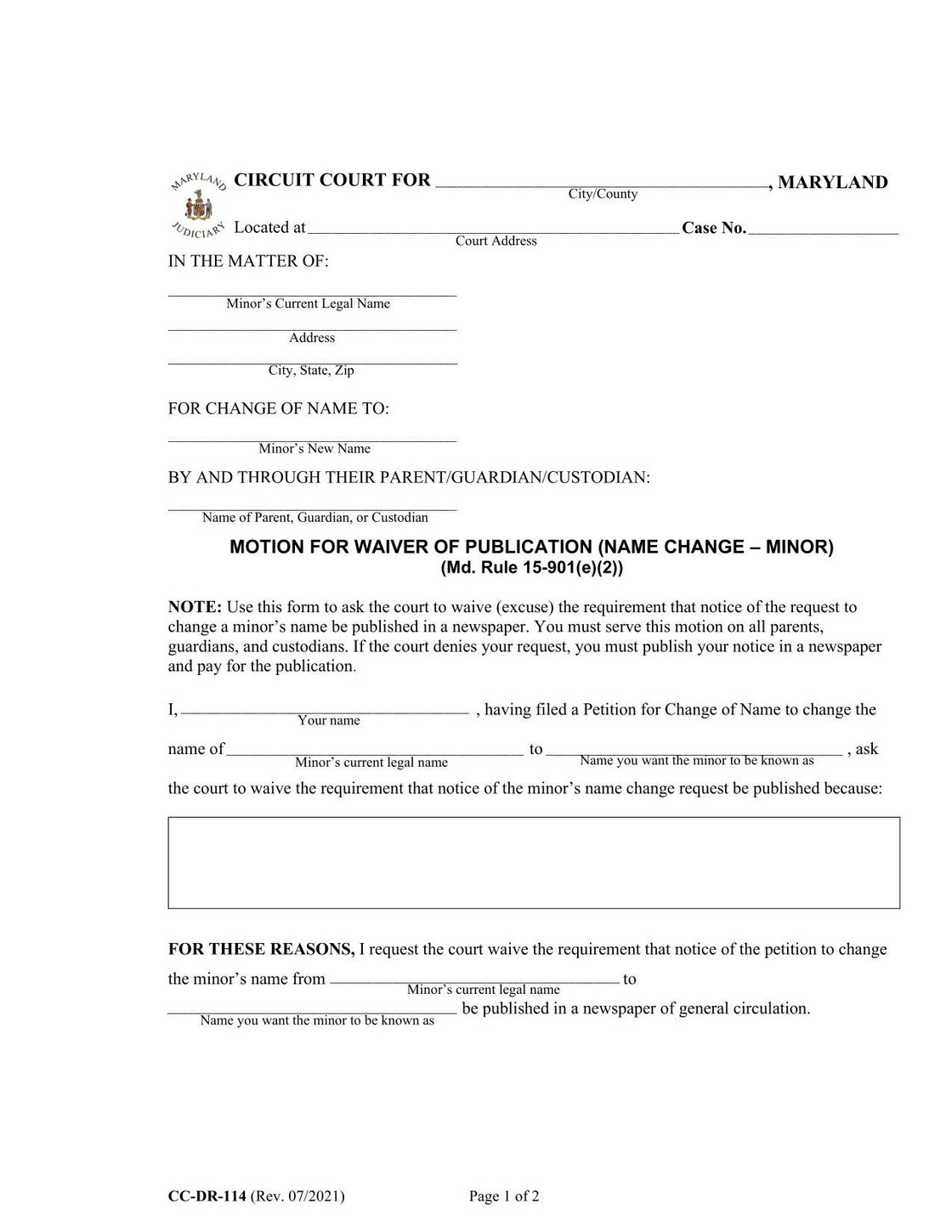 Form CC-DR-114 | Fill and sign with Lumin