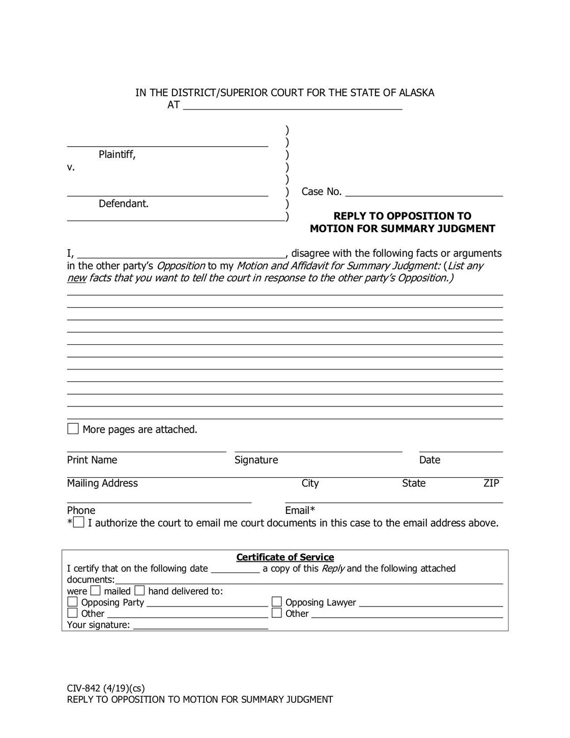 Form CIV-842 | Fill and sign online with Lumin