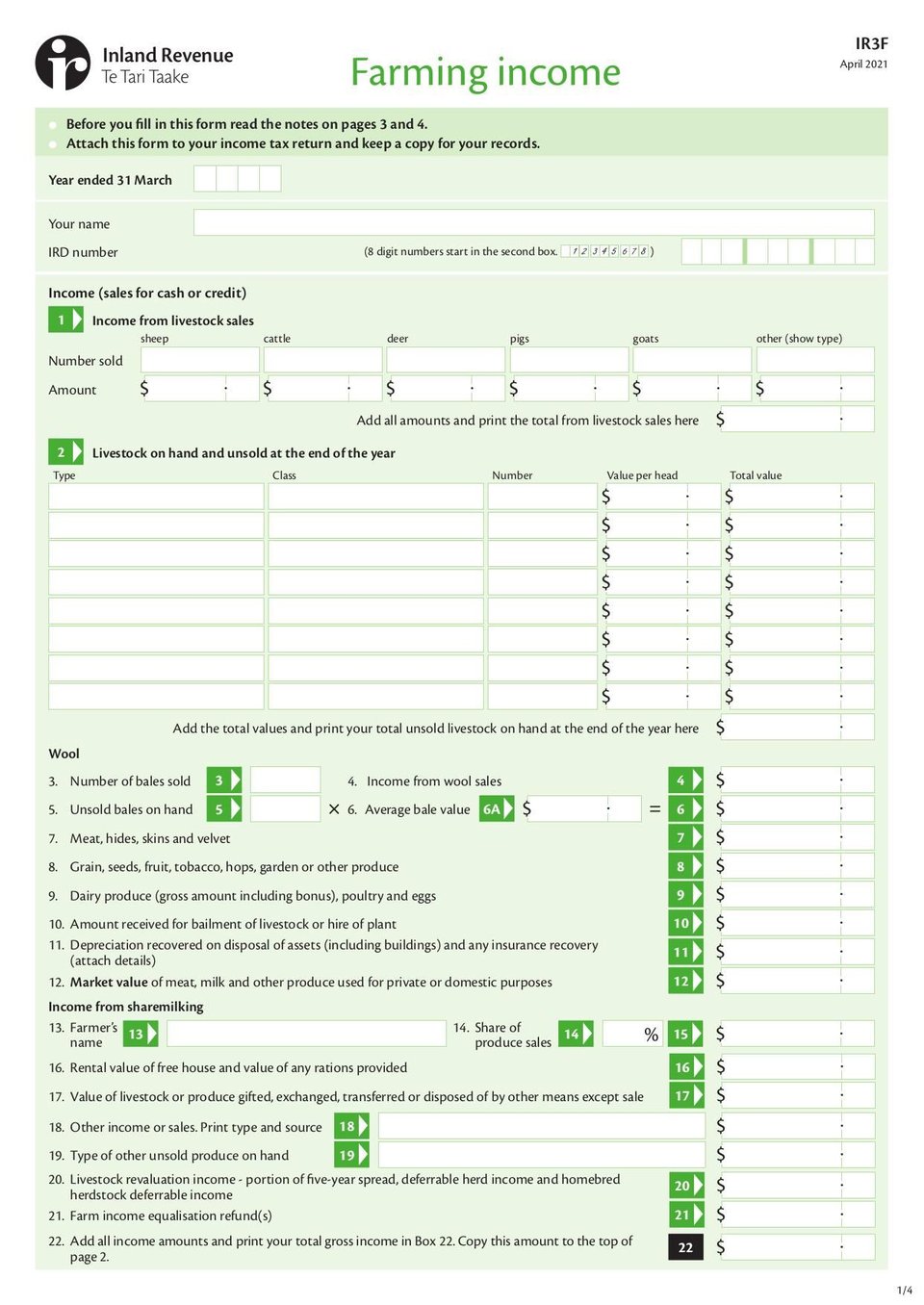 Form IR3F | Fill and sign online with Lumin