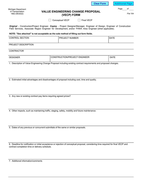 MDOT Form 1962 | Fill and sign with Lumin