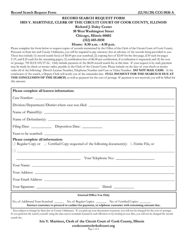 Form CCG 0026 | Fill and sign online with Lumin