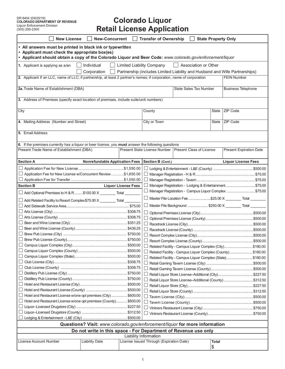 Form DR 8404 | Fill and sign online with Lumin