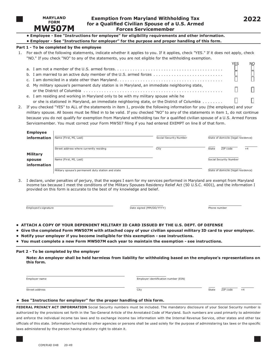 Form MW507M | Fill and sign online with Lumin