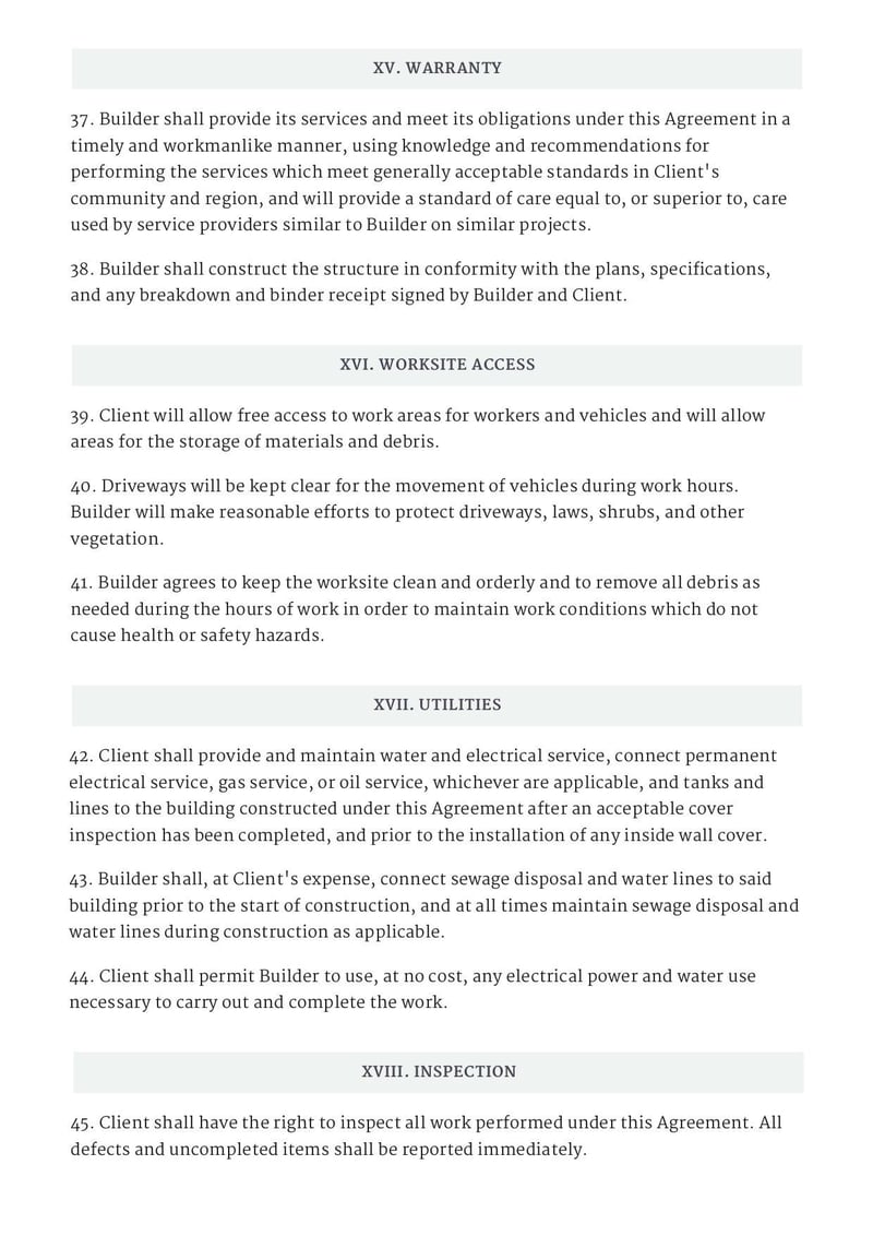 Building Contract Template | Fill and sign online with Lumin