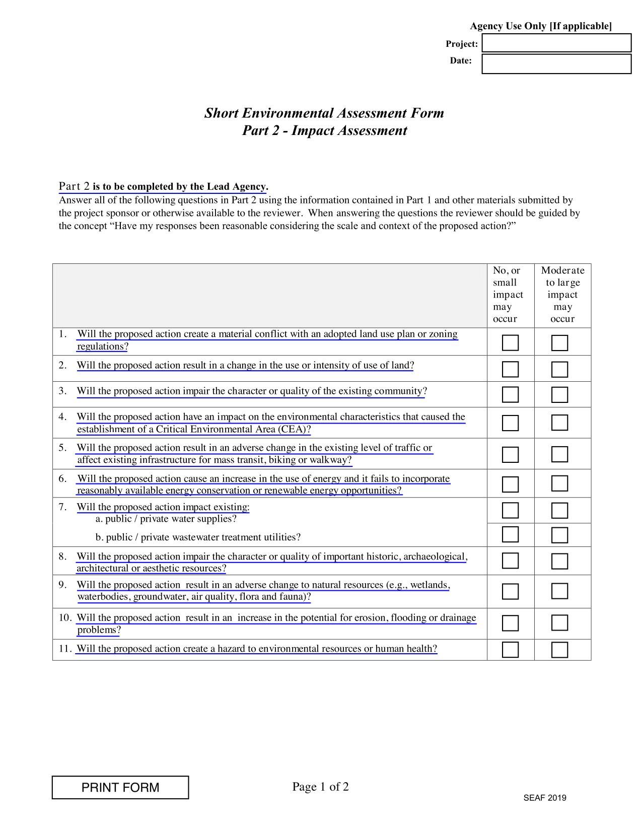 Form SEAF | Fill and sign with Lumin